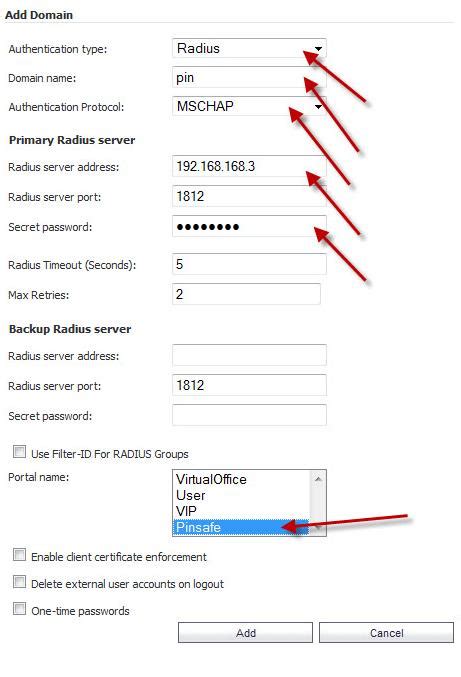 SonicWall SSL VPN Integration Swivel Knowledgebase