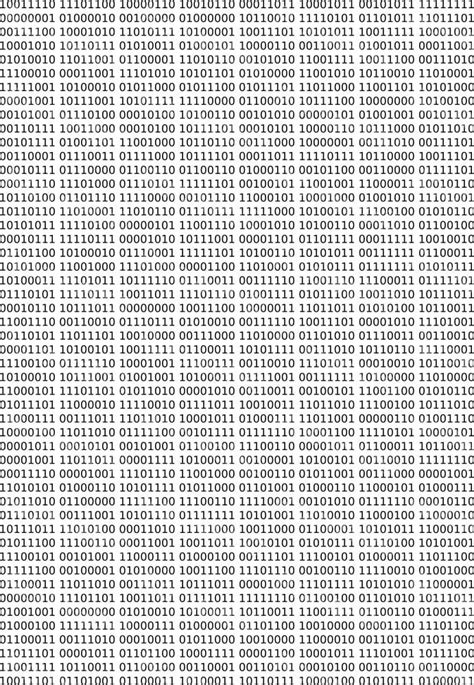 Binary Code Texture Rooweb