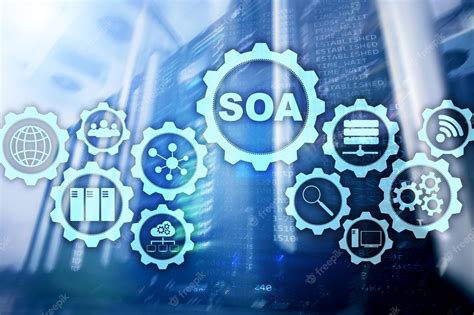 Premium Photo Soa Business Model And Information Technology Concept