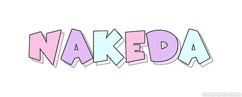 Nakeda Logo Herramienta de diseño de nombres gratis de Flaming Text