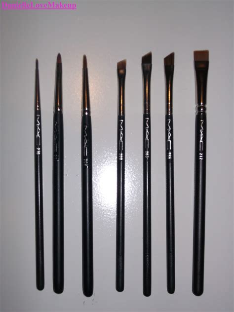 Daniellelovemakeup My Current Mac Brush Collection