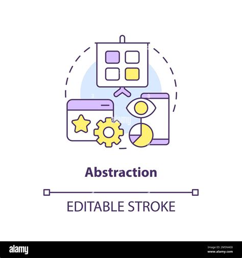 Abstraction Concept Icon Stock Vector Image And Art Alamy