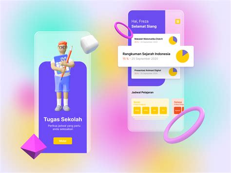 School Assignment App Ui By Freza Ade On Dribbble School Assignment App Ui By Freza Ade On Dribbble