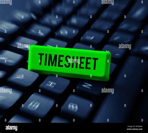 Conceptual Display Timesheet Conceptual Photo Graphical Representation Of Period Time On Which