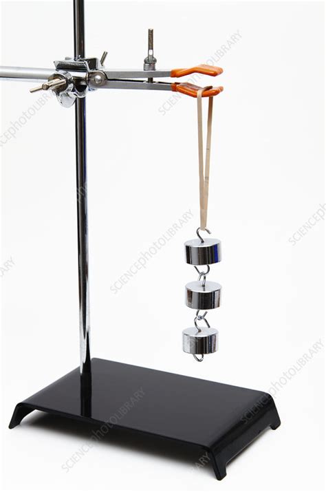 Demonstration Of Hooke S Law 1 Of 3 Stock Image C022 1891 Science Photo Library
