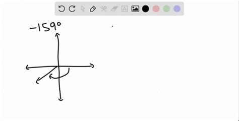 SOLVED Sketch Each Angle In Standard Position Draw An Arrow Representing The Correct Amount Of