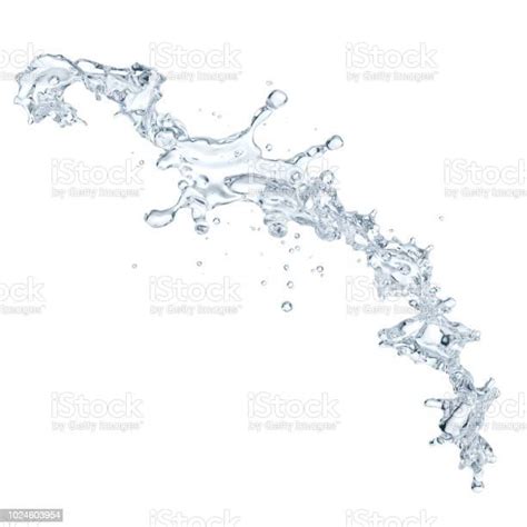 물 물방울 밝은 배경에 고립 된 스플래시 3 차원 일러스트 레이 션 3차원 형태에 대한 스톡 사진 및 기타 이미지 3차원 형태 광물질 기포 Istock