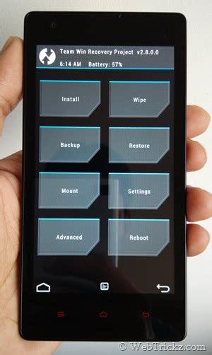 How To Install Official TWRP Touch Recovery On Redmi S