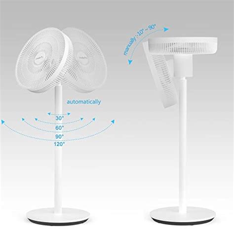 Leaderpro Ventilateur Silencieux 2 En 1 Ventilateur Sur Pied
