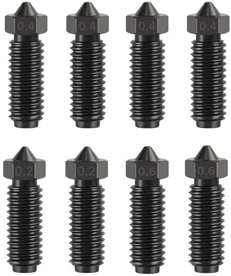 Yozhiqu Gehard Stalen Nozzles 8 Gehard Stalen Nozzles Voor Anycubic Kobra S1 Bol
