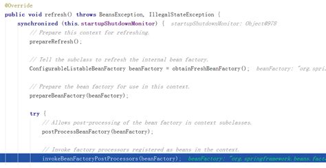 Spring源码解析之bean工厂后置处理器beanfactorypostprocessor和