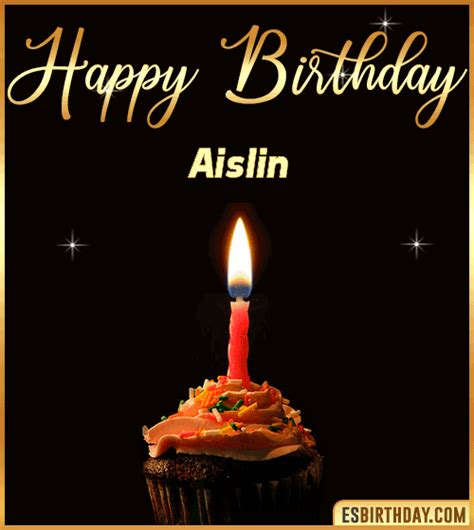 Happy Birthday Aislin  🎂 Images Animated Wishes【28 S】