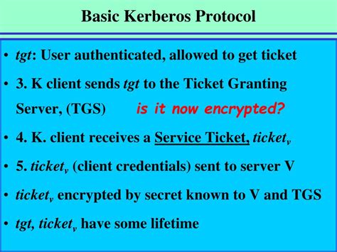 Ppt Kerberos Authentication Systems Powerpoint Presentation Free Download Id 4713962