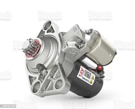 흰색 배경에 고립 된 자동차 스타터 3d 일러스트레이션 차에 대한 스톡 사진 및 기타 이미지 차 부분의 전기 연료 및 전력 생산 Istock