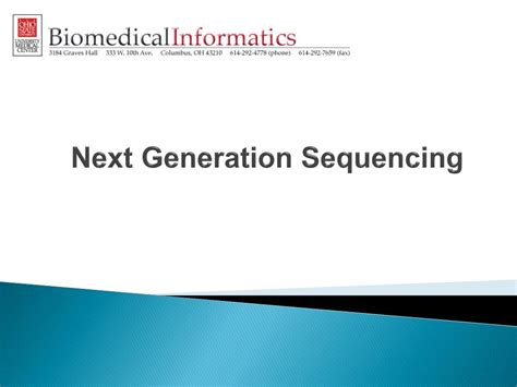 Ppt Next Generation Sequencing Powerpoint Presentation Free Download Id 5333171