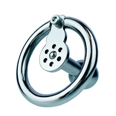Inverted Negative Chastity Cage With Solid Steel Ball Shop Your Metal