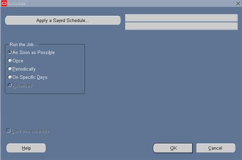 Oracle Apps Techno Functional Scheduling The Concurrent Program
