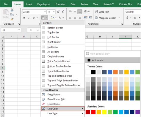 How To Draw Border In Excel Mac
