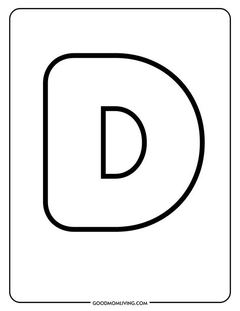 Letter D Coloring Pages Letter D Activities For Preschool In 2024 Letter D Lettering