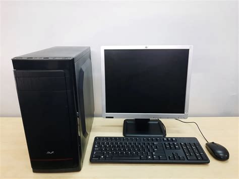 Intel Pentium G4560 3 3 Ghz 4gb Ram 250gb Hdd Windows 7 Pro 17inch Monitor [nett