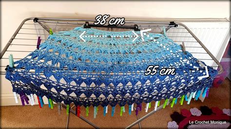 Háčkované Pončo Blue Heaven Le Crochet Monique