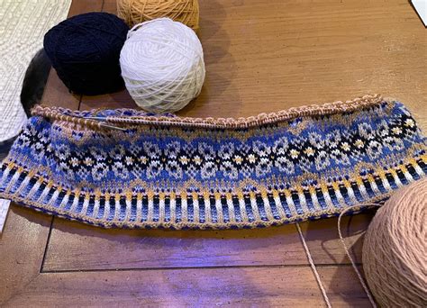 One Full Pattern Repeat Down Many More To Go 💪🏻 Radvancedknitting