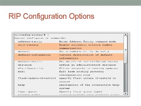 Rip Static Routing Dynamic Routing Protocols Classifying Routing