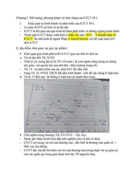 Note Ktct Note Ktct Chương I Đối Tượng Phương Pháp Và Chức Năng Của Ktct M L I Khái Quát