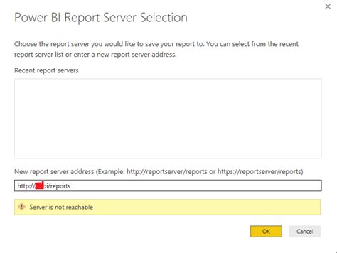 Unable To Connect Power Bi Report Server Through D Microsoft Fabric Community