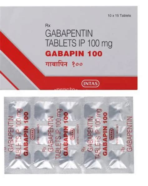 100 Mg Gabapentin Tables At ₹ 190box Gabapentin Tablet In Durg Id 2855399670848