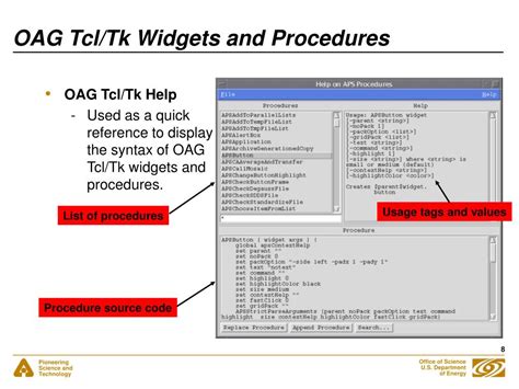 Ppt Tcl Tk And The Oag Tcl Tk Environment Powerpoint Presentation