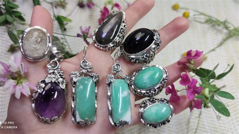 Леди Ювелир 💕 ТОЛЬКО ПРОДАЖА😃 Авторские изделия в серебре😃 Хризопраз Морион Цитрин 😍 Youtube