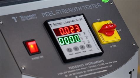 Peel And Analyse The Materials Peel Resistance With The Peel Tester