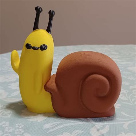 🐌 Adventure Time The Snail A Mysterious Mollusk Character・ Stl File For
