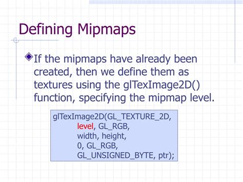 Ppt Mipmaps In Opengl Powerpoint Presentation Free Download Id9119426
