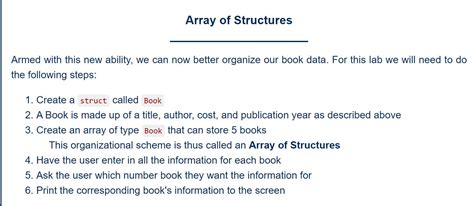 Solved Array Of Structures Armed With This New Ability We Chegg Com