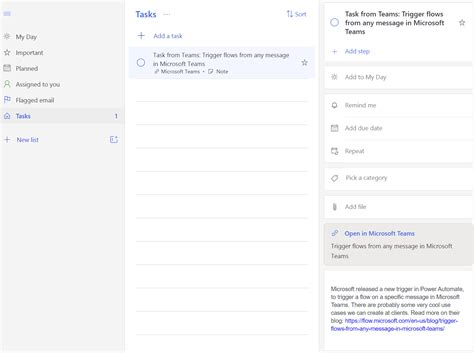 Add A Task To Microsoft To Do From A Message In Microsoft Teams With Linked Resources Yannick
