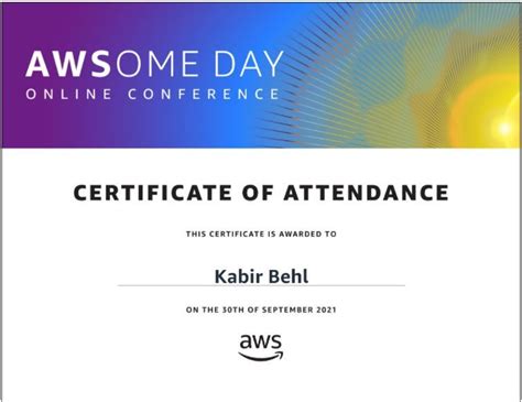Kabir Behl On Linkedin Amazon Aws Conference Opportunity Online Awsome