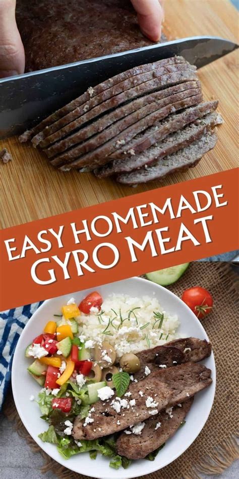 Homemade Gyro Meat Travel Foodie