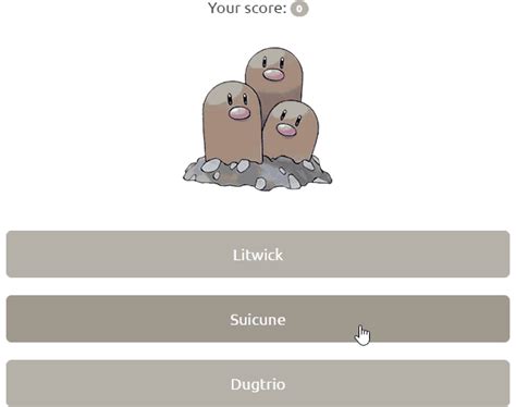 Which Pokemon Is It Browser Game Free Game Planet