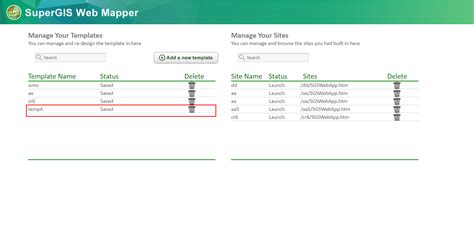 Supergis Web Mapper Leavesavelaunch Template