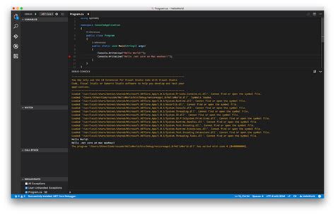 Get Started With Vs Code Using C And Net Core On Mac Macos Its