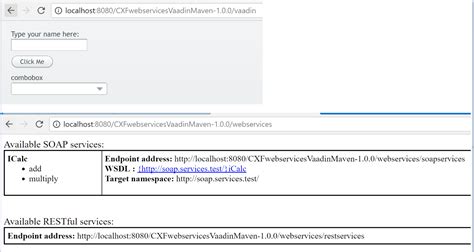 Thang Le Soap Restful Web Services With Cxf Web Ui With Vaadin And Spring Framework