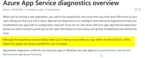 Azure App Service Diagnose And Problems Web App Down Microsoft Qanda