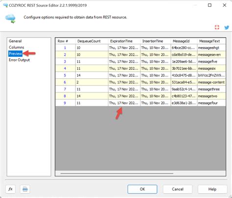 azure queue storage connection cozyroc