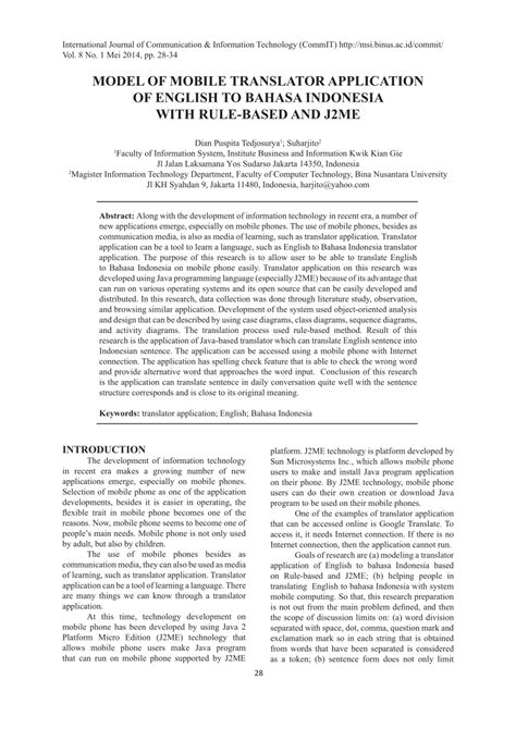 pdf model of mobile translator application of english to bahasa