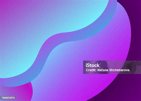 추상 적 유행 유체 물결 모양네온 수평 배경입니다 시안 블루 민트 달빛 그라데이션 보라색 색상 랜딩 페이지 표지 브로셔 전단지 디자인 등에 적용 가능 벡터 그림입니다 0명에