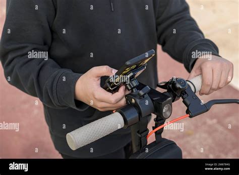 Hand Touching Smart Phone Screen Using Music And Navigation App