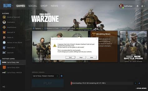Call Of Duty Warzone Run In Safe Mode Hatası Alıyorum ⋆ Oyun Hataları