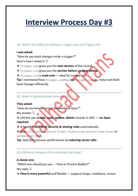 Salesforce Salesforceinterview Trailheadtitans Interviewpreparation Admintoarchitect Apex